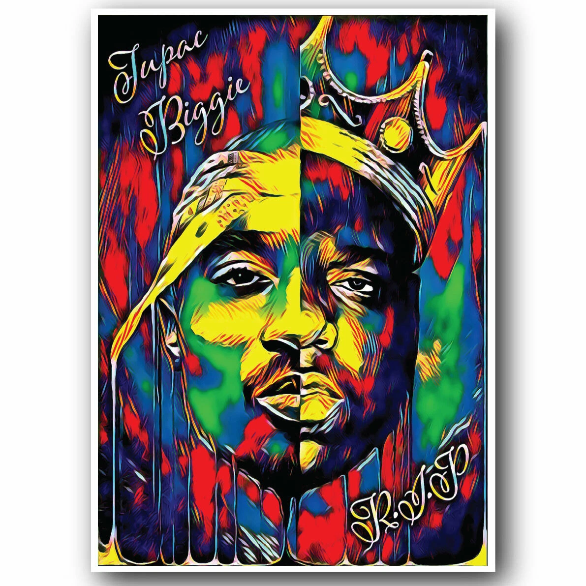 Tupac And Biggie Painting