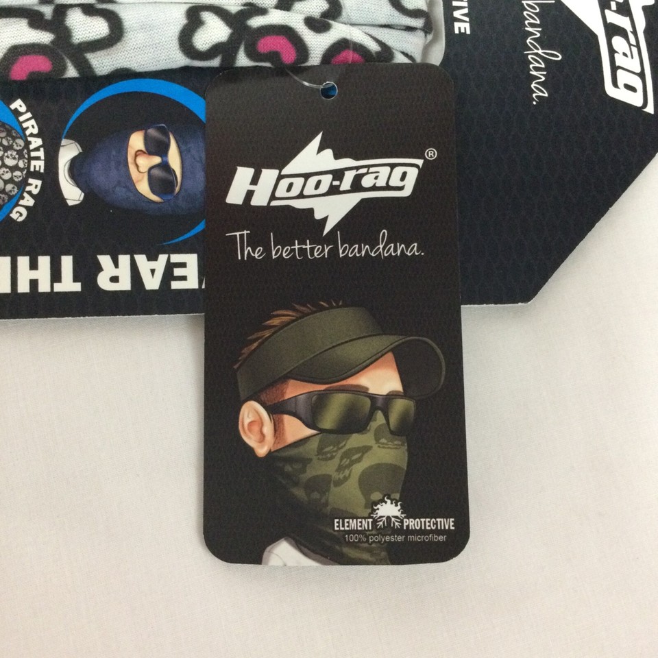 Hoo-Rag The better Bandana, Neck Gaitor, Bandana, Scarf, Full Throttle ...