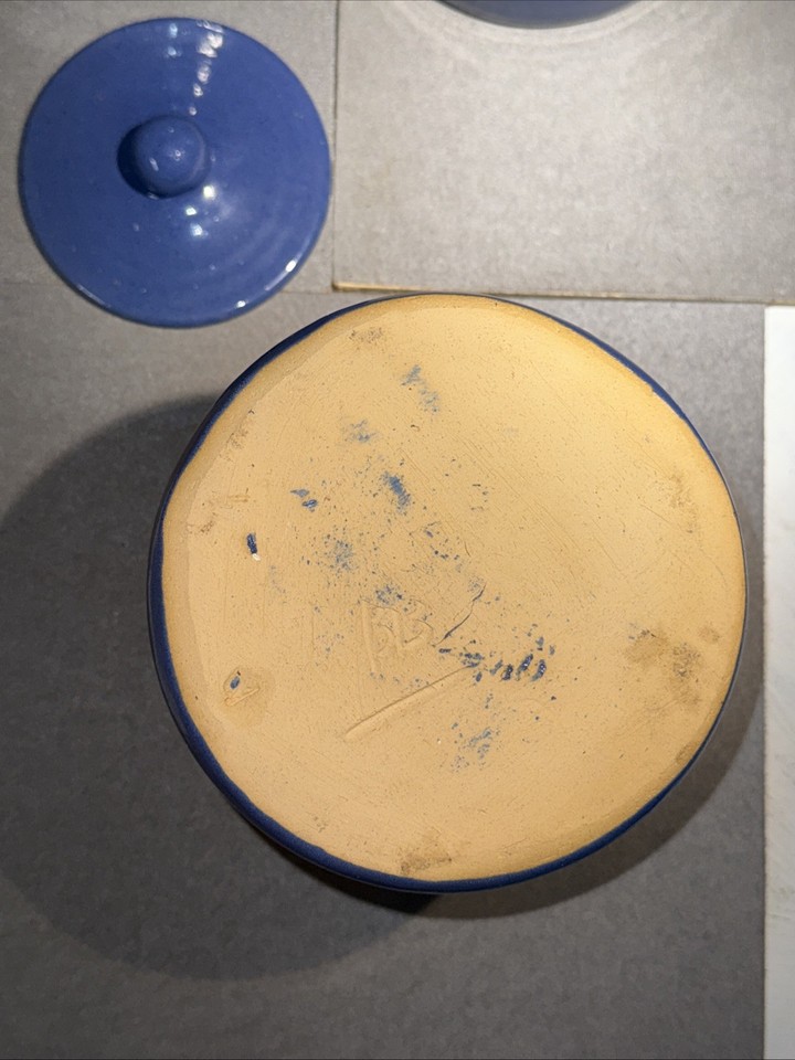 VINTAGE Blue Bybee Pottery COMPLETE SET - Kentucky Made | eBay