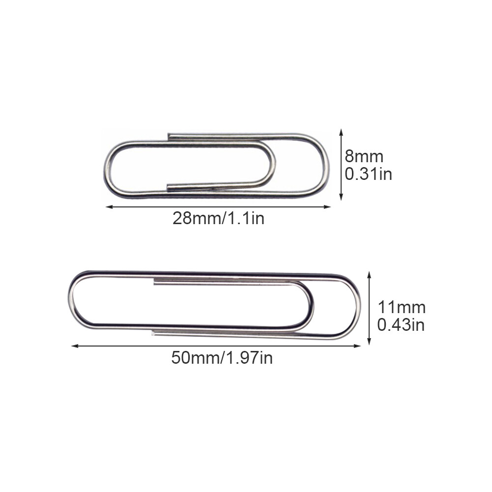 100pcs Stationery Metal Home Office Student Binding Supplies Non Skid ...