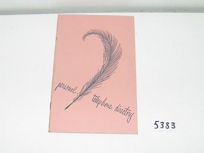 Vintage Illinois Bell Personal Telephone Directory 1950s 1950's | eBay