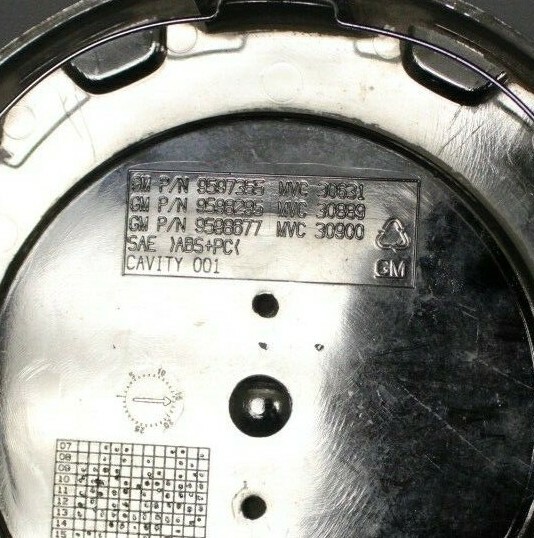 07 08 09 10 11 12 13 14 CADILLAC ESCALADE OEM CENTER CAP 9597355 ...