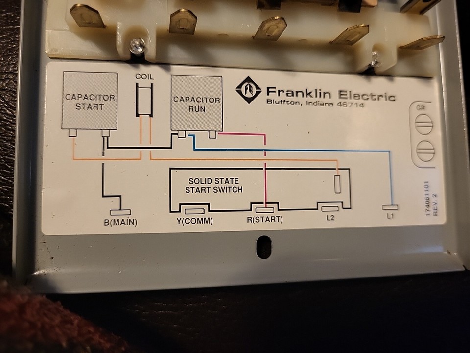 Franklin Electric Capacitor Run Control Box 3/4HP 230V 1Phase ...