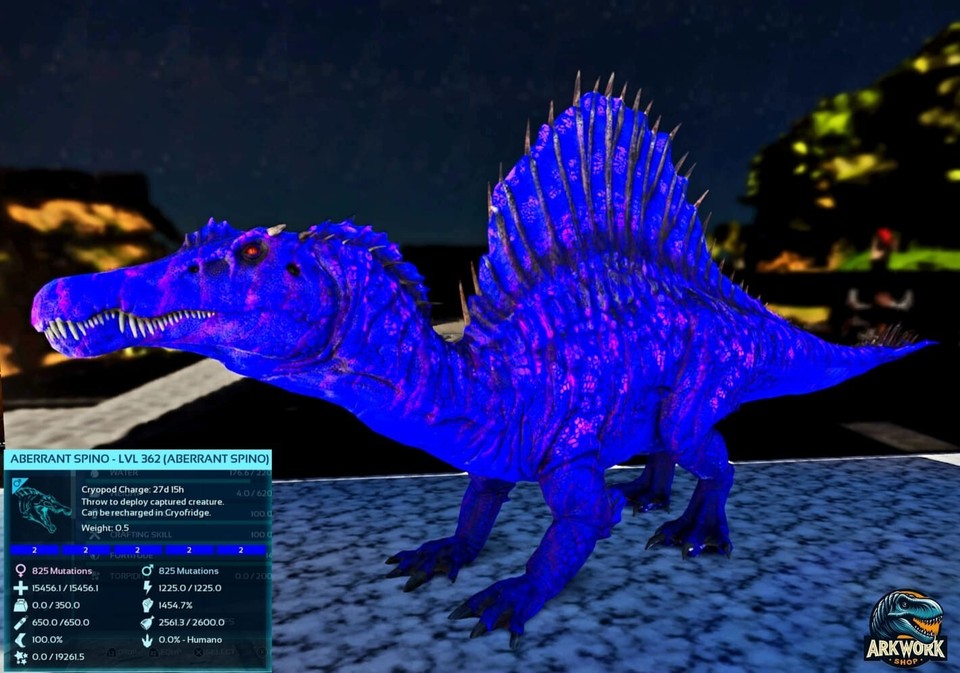 🦖ARK Survival Ascended Aberrant Spino Top Stats PVE PS5/XBOX/PC | eBay