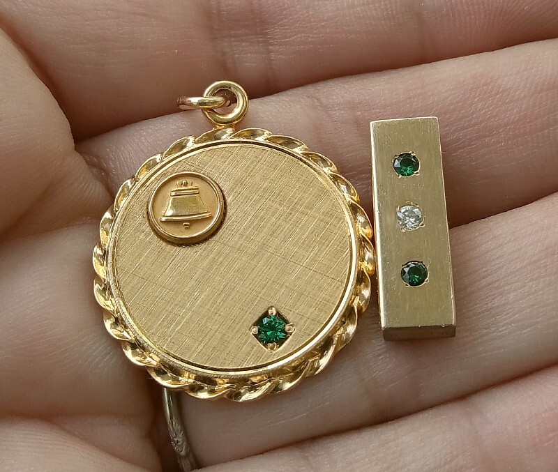 NEW YORK CITY BELL Telephone 10k 110 DIAMOND EMERALD … - Gem