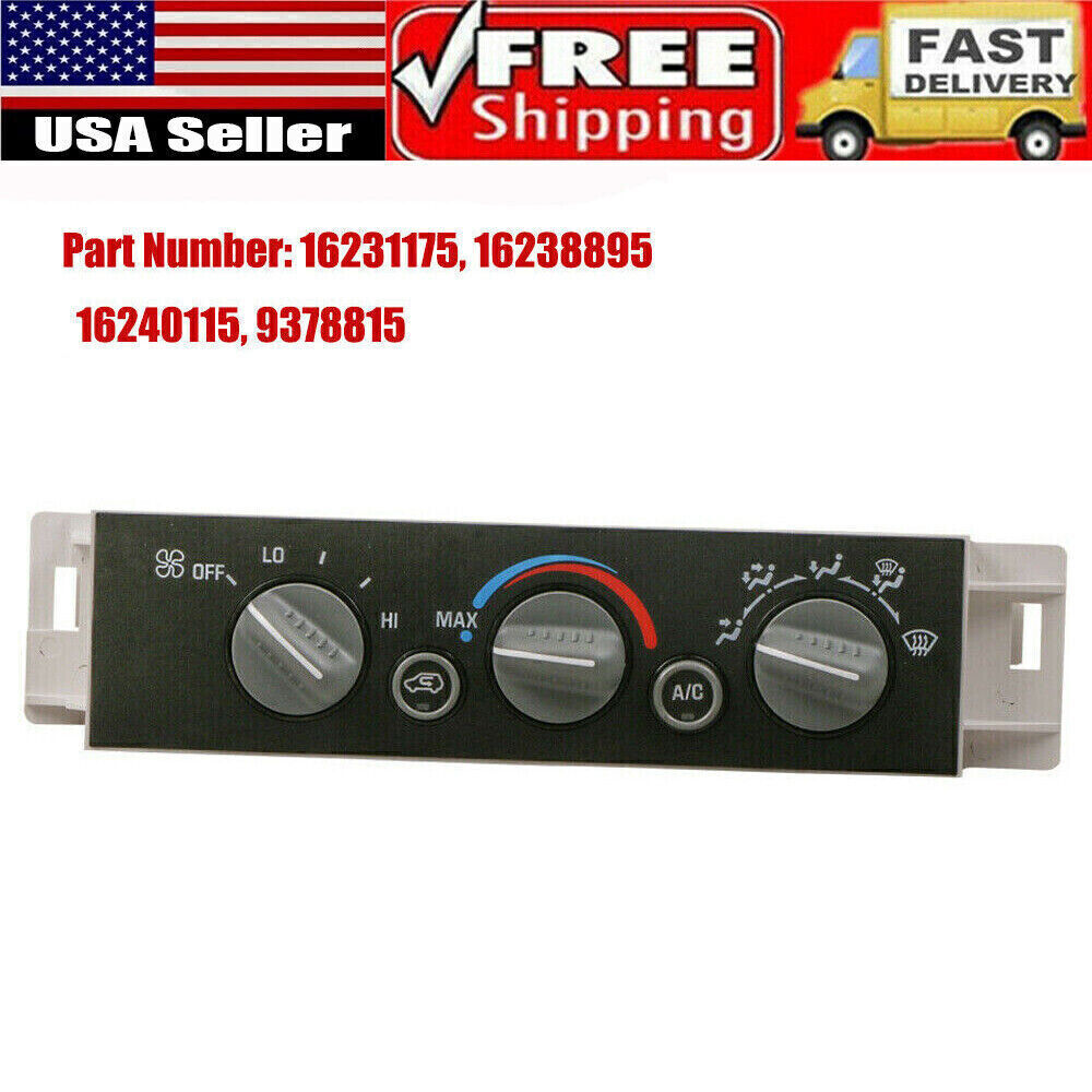 For Chevy GMC C1500-C3500 K1500-K3500 Truck A/C Heater Climate Control ...