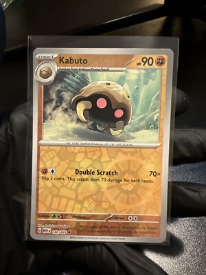 Pokémon TCG Kabuto Scarlet & Violet-151 140/165 Reverse Holo Uncommon ...