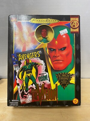 Marvel Famous Covers 8" Avengers The Vision Poseable Figure w/Fabric ...