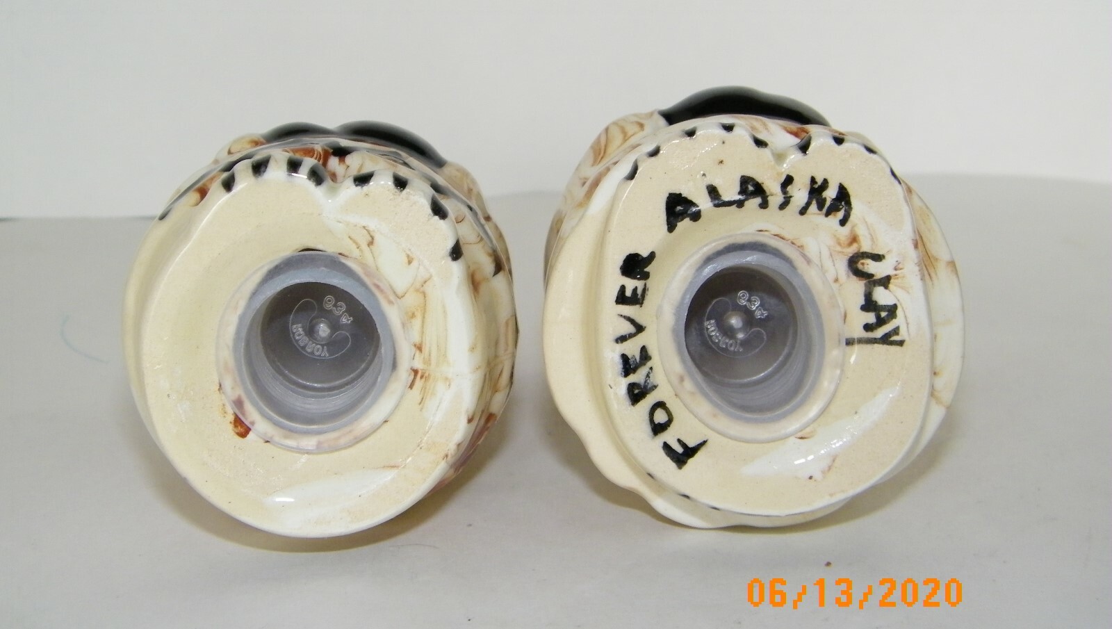 Sitka Clay Alaska Pottery, Marbled Eskimo Salt & Pepper Shakers VTG | eBay