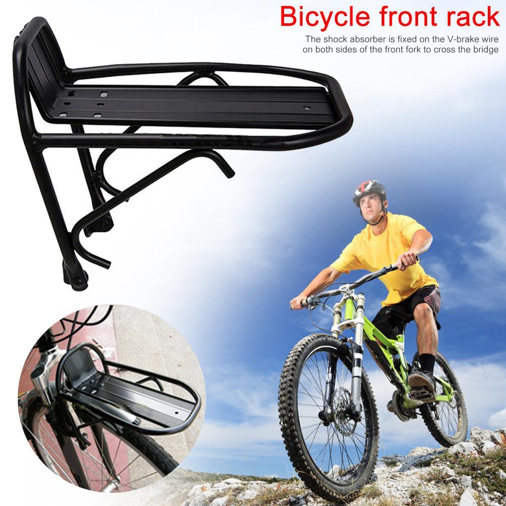 MTB Bike Front Pannier Shelf Bracket Bicycle Front Luggage Carrier ...