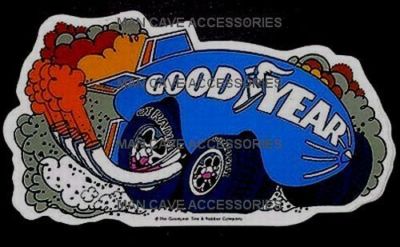 Goodyear Blimp Hot Rod Vinyl Decal Sticker 4323 | eBay
