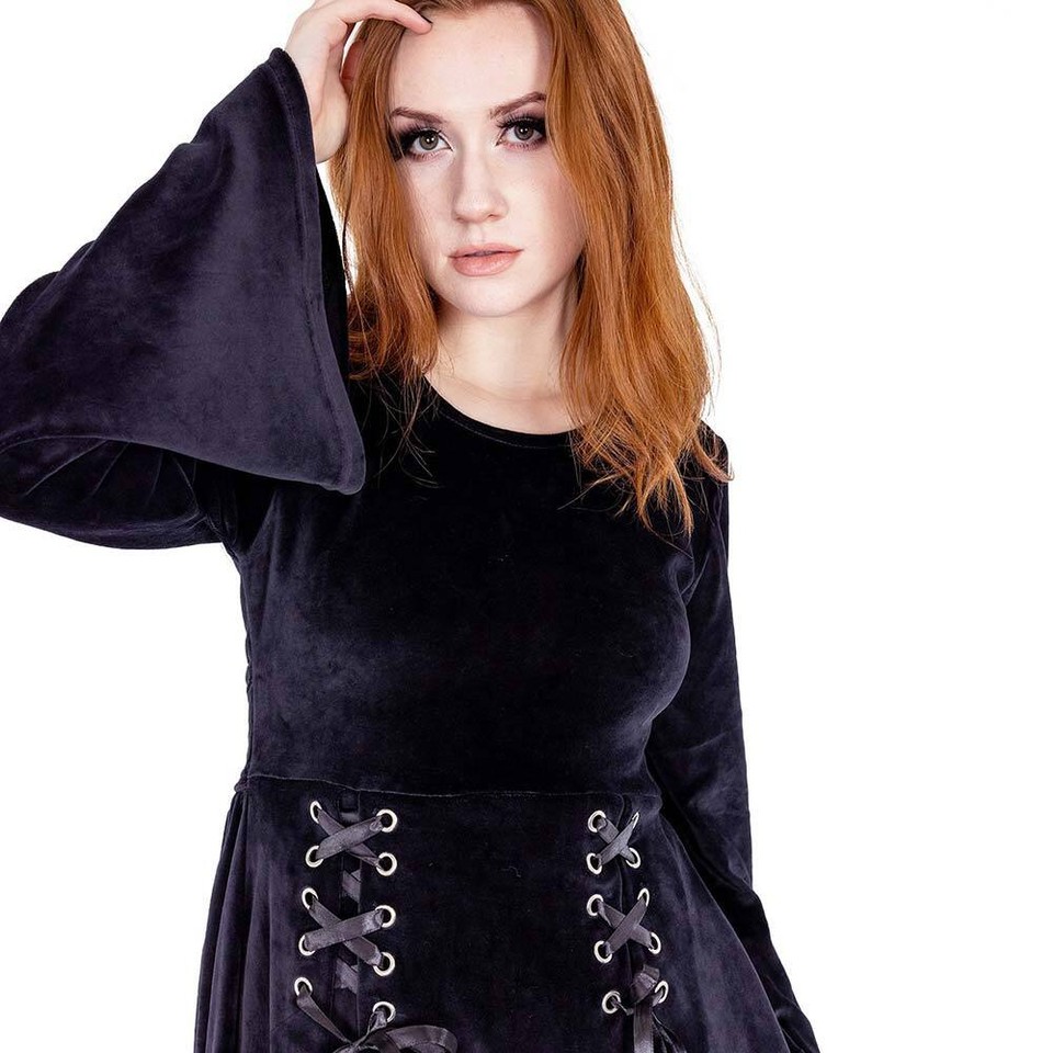Poizen Industries Marion Velvet Babydoll Dress • Ships in 2-4 Weeks ...