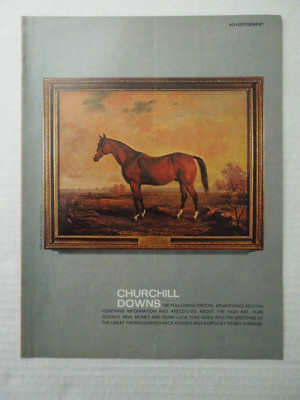 Vintage 1978 CHURCHILL DOWNS 10 Page Magazine Advertisement Booklet | eBay
