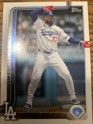 2025 Topps Series 1 - Dancing Dodgers Variation Teoscar Hernandez #176 ...