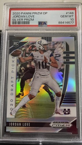Jordan Love 2020 Panini Prizm Draft Picks Silver RC #148 PSA 10 | eBay