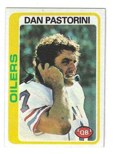 1978 TOPPS FOOTBALL #301 DAN PASTORINI- RAW CARD | eBay
