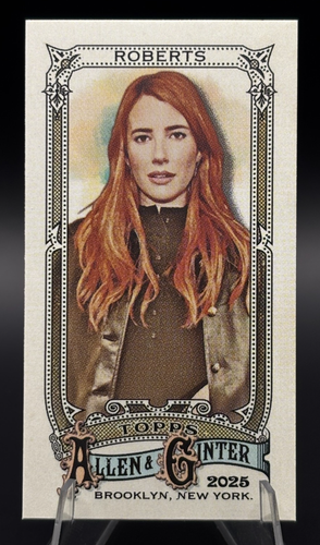 EMMA ROBERTS 2025 Topps Allen & Ginter Mini Actress Producer #286 | eBay