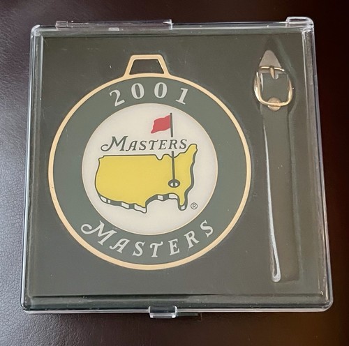 Masters Golf Bag Tag - 2001 (Tiger’s 2nd Win!) | eBay