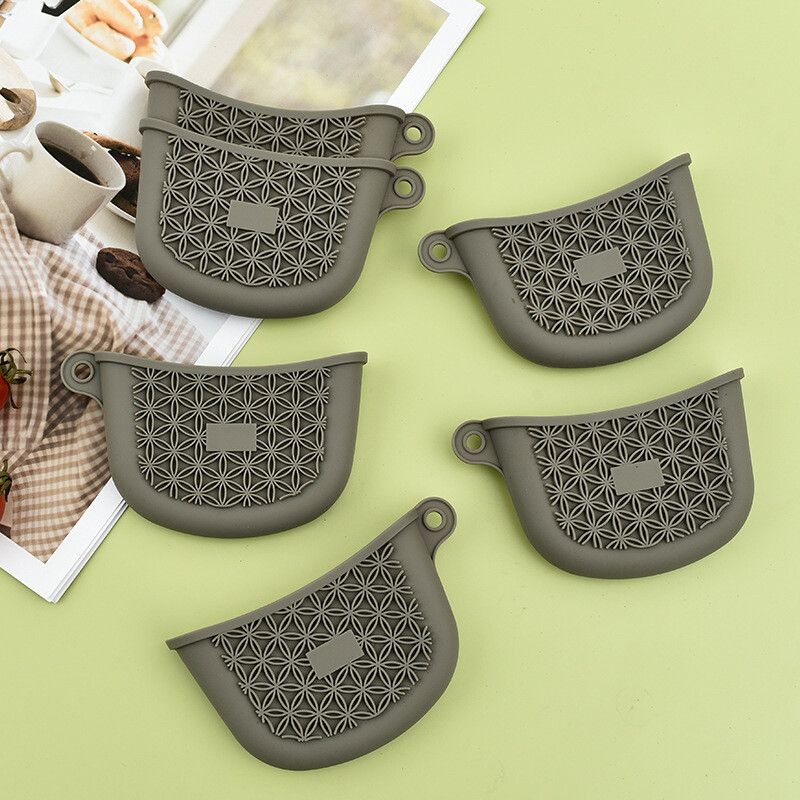 1PC Silicone Pot Handle Holder Heat Insulation Covers Pot Ear Clip ...
