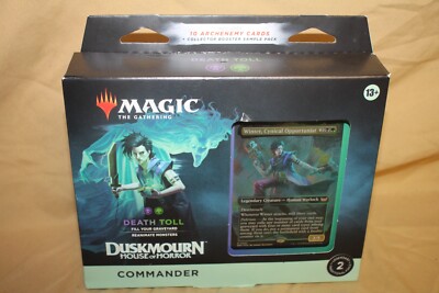 MTG Magic the Gathering Duskmourn House of Horror Commander Deck Death ...
