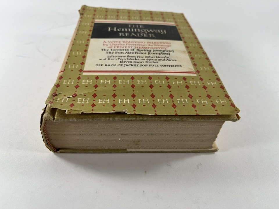 the Hemingway Reader Ernest Hemingway 1957 HC DJ Book | eBay