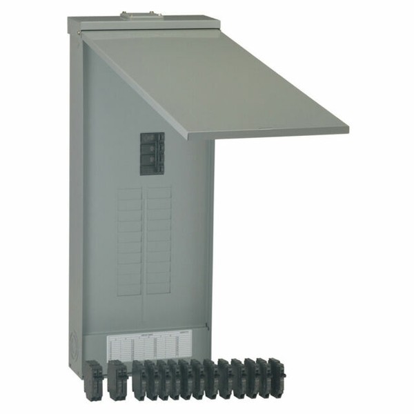 GE 200 Amp Main Breaker Outdoor Load Center 20 Spaces 40 Circuits ...
