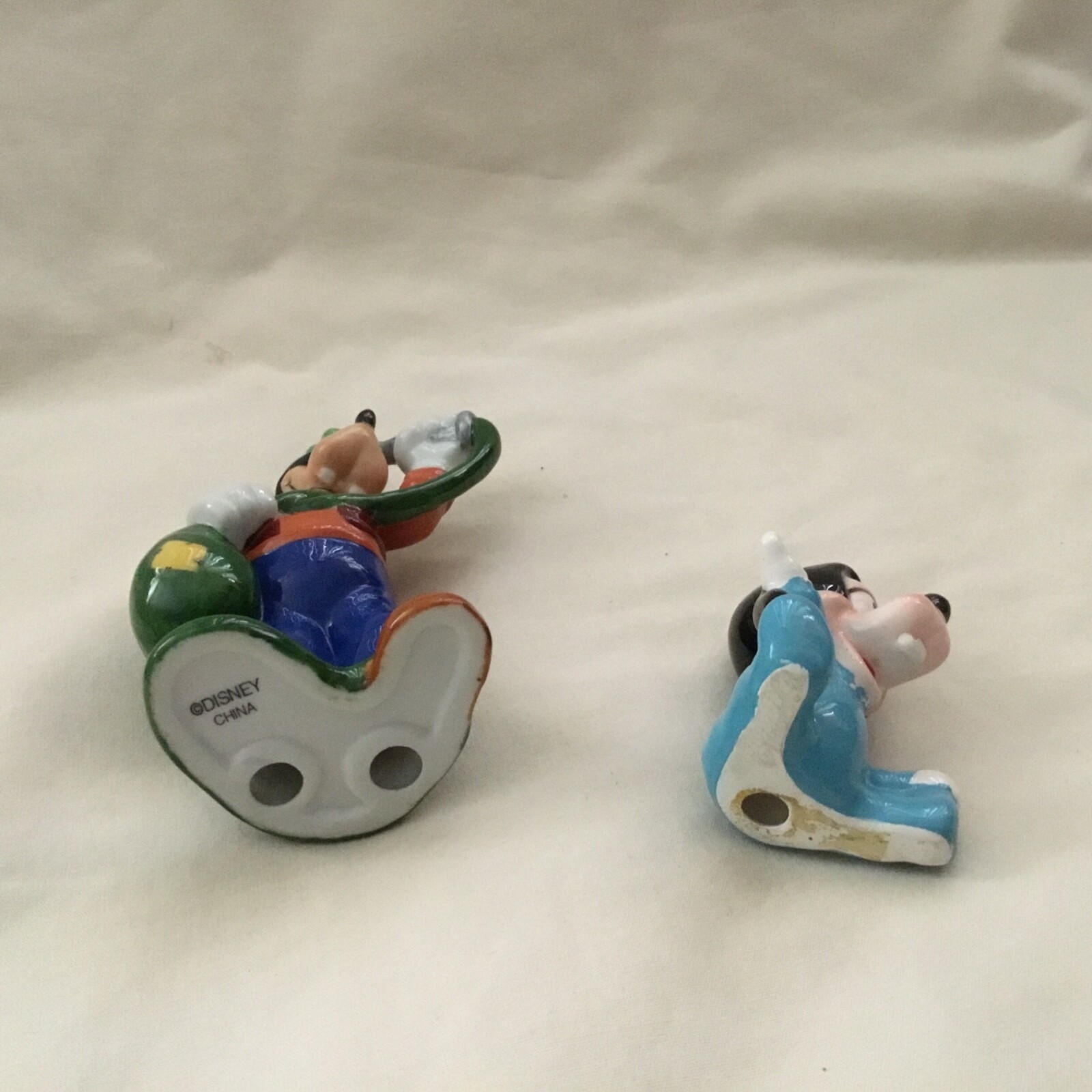 2 Disney Japan GOOFY Figures Statue Figurines Set | eBay