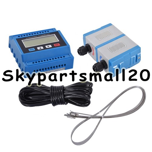 TUF-2000M Ultrasonic Flow Meter Waterproof Flowmeter DN25-100mm TS-2 ...
