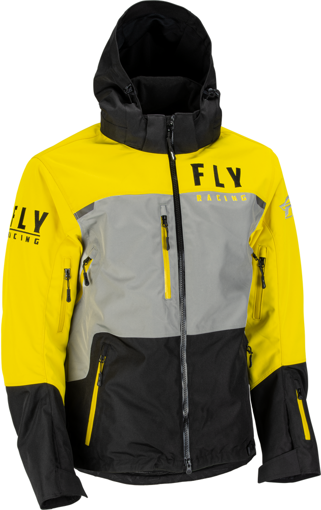 Fly Racing Carbon Jacket Snowmobile Waterproof Winter Reflective ...