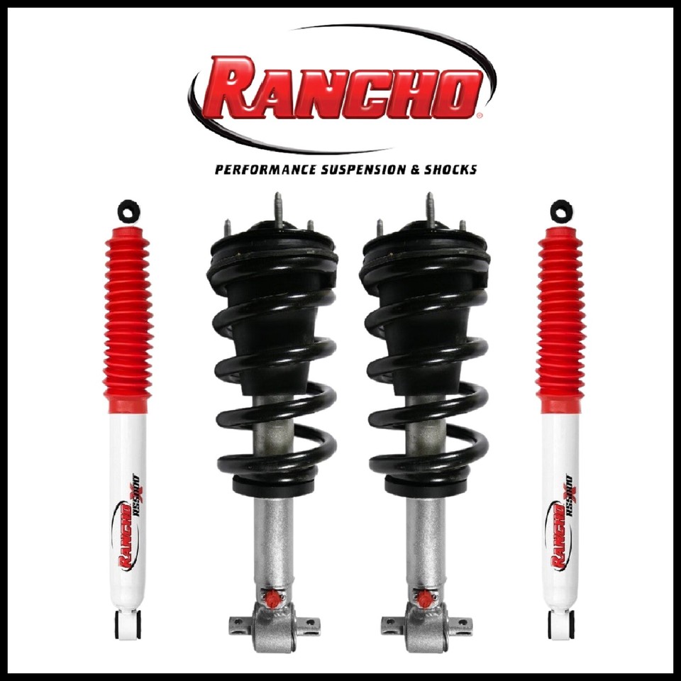 Rancho Front Struts & Rear Gas Shocks Absorbers Kit For Silverado ...