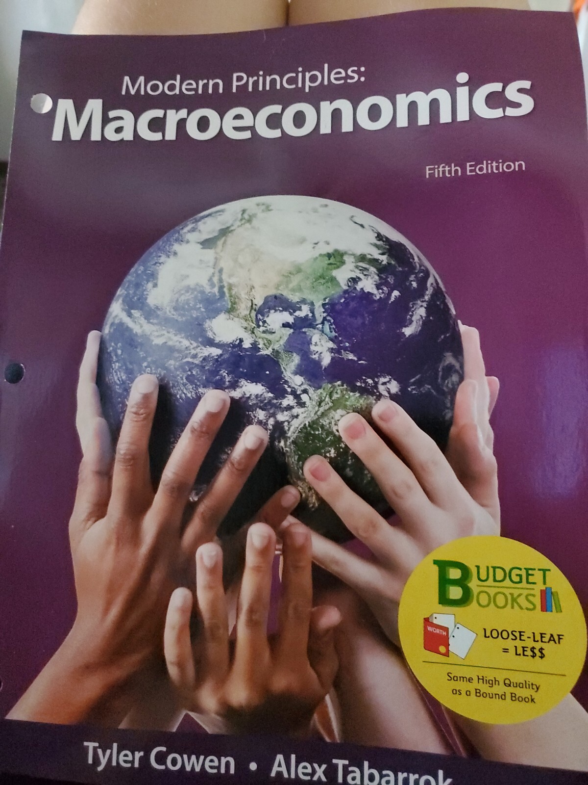 Loose-Leaf Version for Modern Principles of Economics by Alex Tabarrok ...