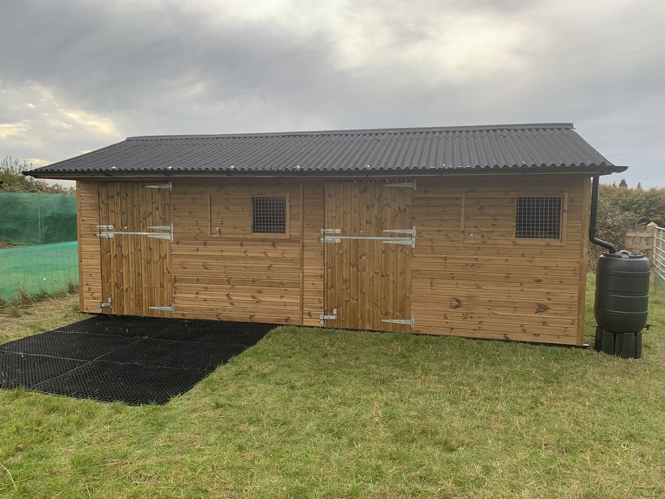 12x12 Stable Block Animal Horse Stables Storage Timber | eBay UK