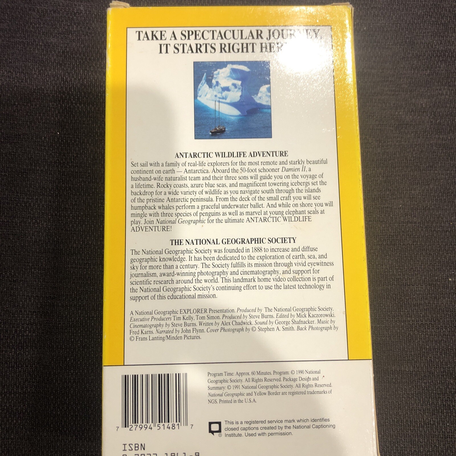 National Geographic Video - Antarctic Wildlife Adventure (VHS) for sale ...