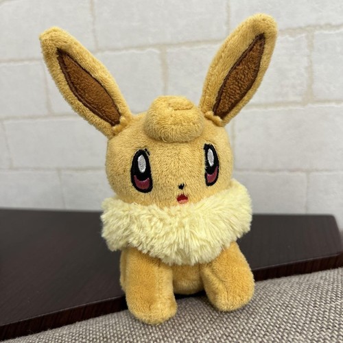 Pocket Monsters Pokemon Eevee Curl Plush Keychain | eBay