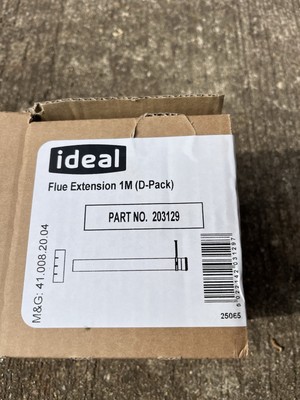 Ideal 203129 Flue Extension Kit 1m 60/100 5022142031297 | eBay UK