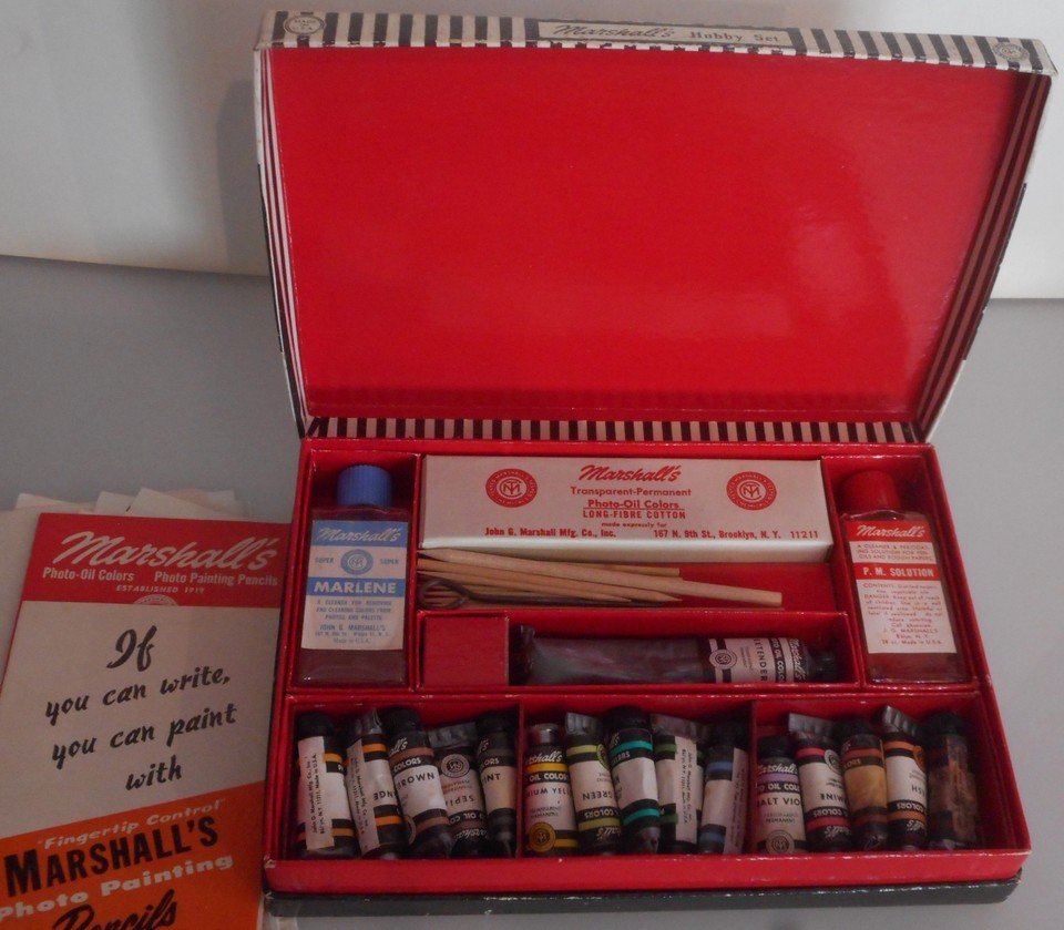 Vintage Marshall's Photo Oil Colors Set Never Used | eBay