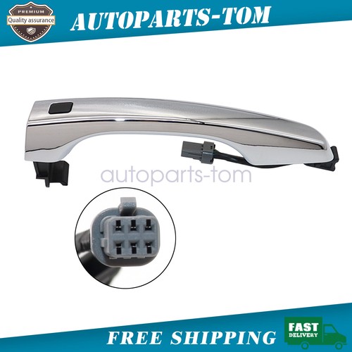 Front Left Outside Door Handle Fit For 17-20 Elantra Sedan W/Smart ...