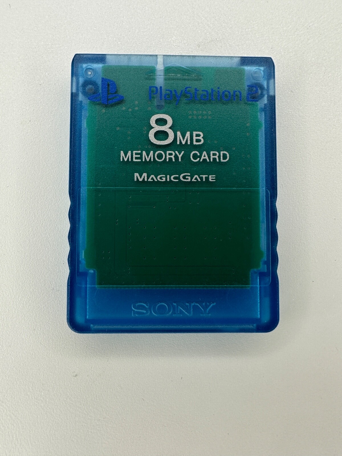SONY PlayStation 8MB Memory Card MagicGate Translucent Blue PS1 PS2 | eBay