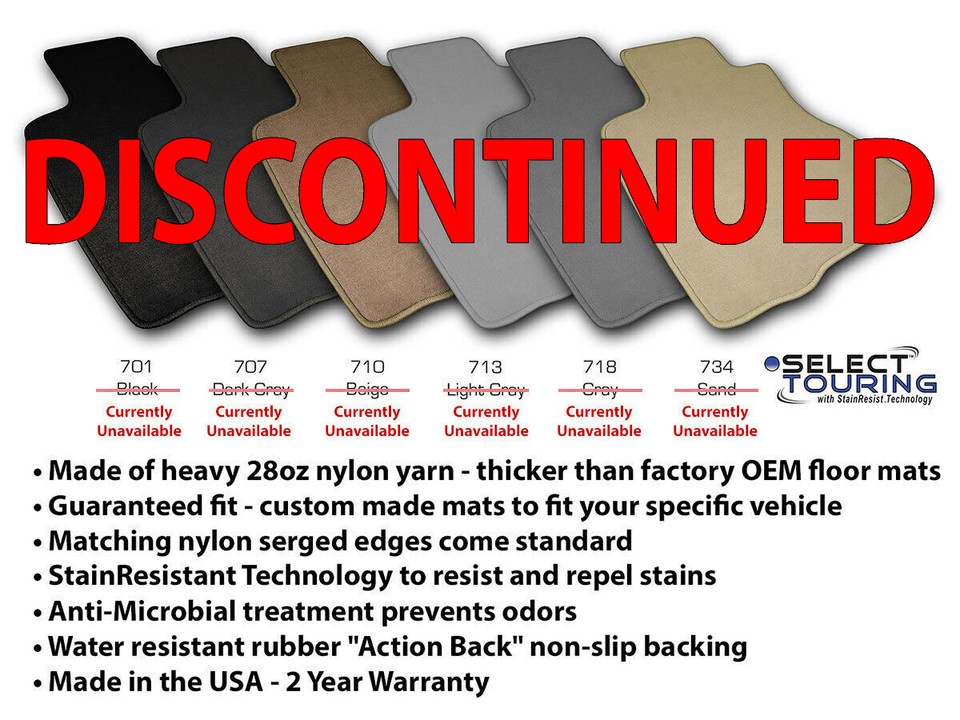 Custom Fit Carpet Floor Mats For 2012-2017 Land Rover Range Rover ...