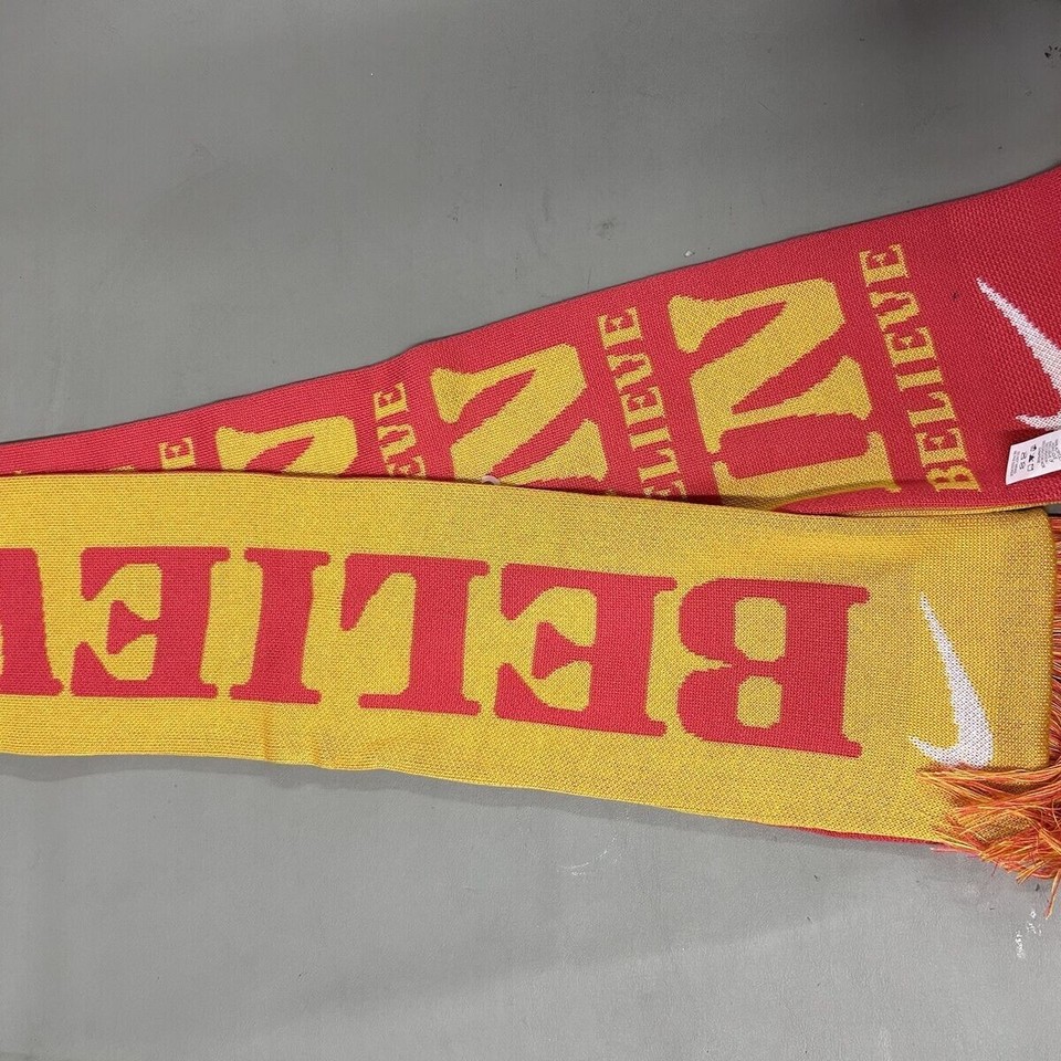 BRAND NEW - NIKE Local Verbiage Ted Lasso Scarf OSFA "Believe In" AFC ...