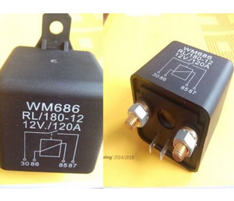 2pcs 12V 120A Heavy Duty Split Charge ON/OFF Relay Car Truck Boat ...
