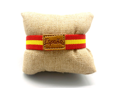 Bracelet Spain Elastic Red New Man Woman Flag Gift Accessories Fashion ...