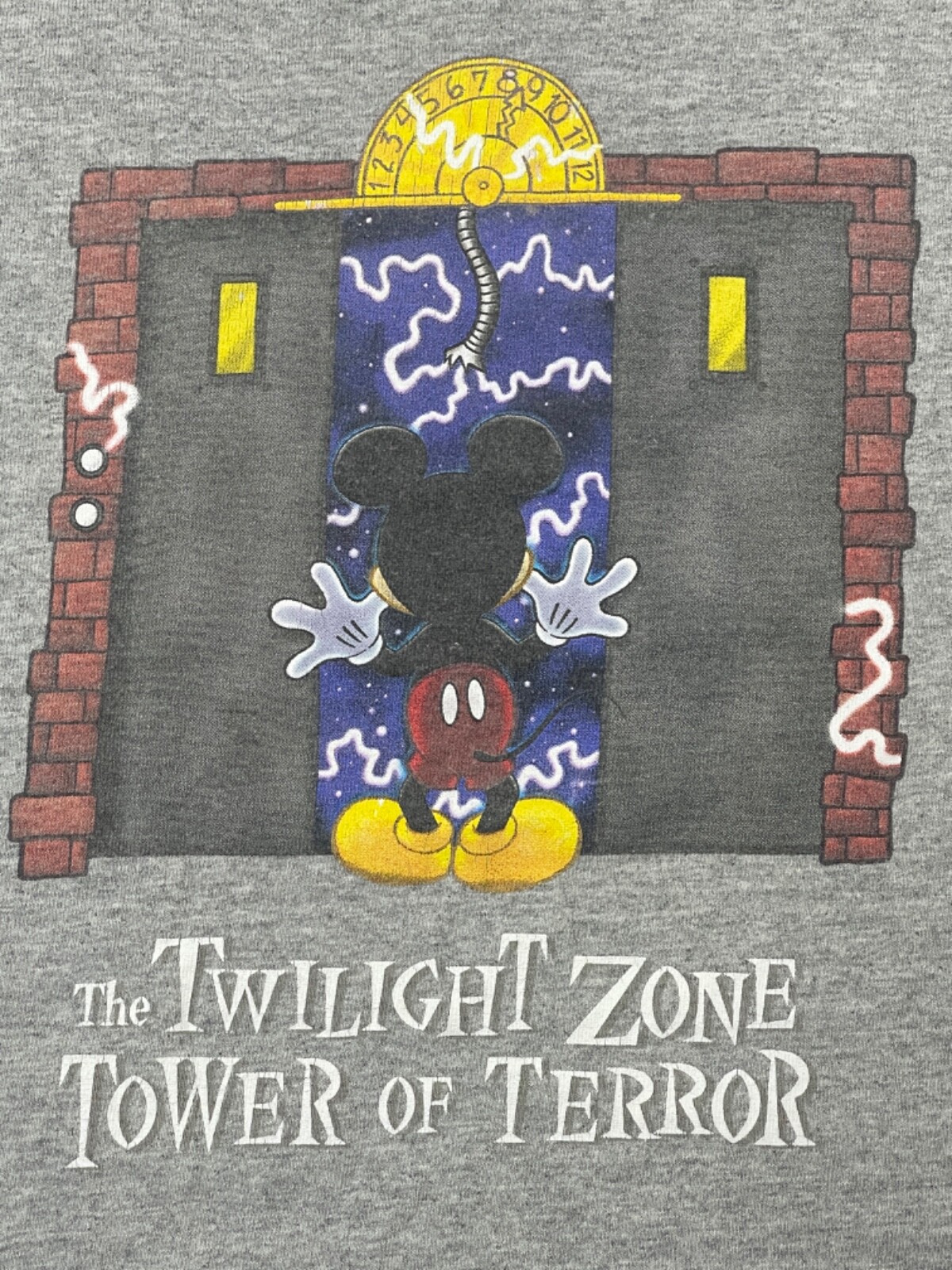 Vintage Disney Mickey Tower of Terror Size Youth L (A… - Gem