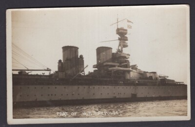 CIRCA WW1 PHOTO POSTCARD -- HMS REPULSE | eBay