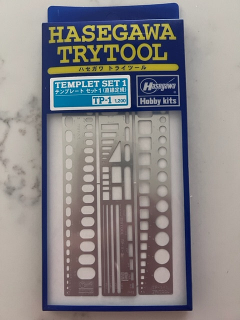 Hasegawa Try Tool Series Template One Straight Edge (TP1) 7445031533531 ...