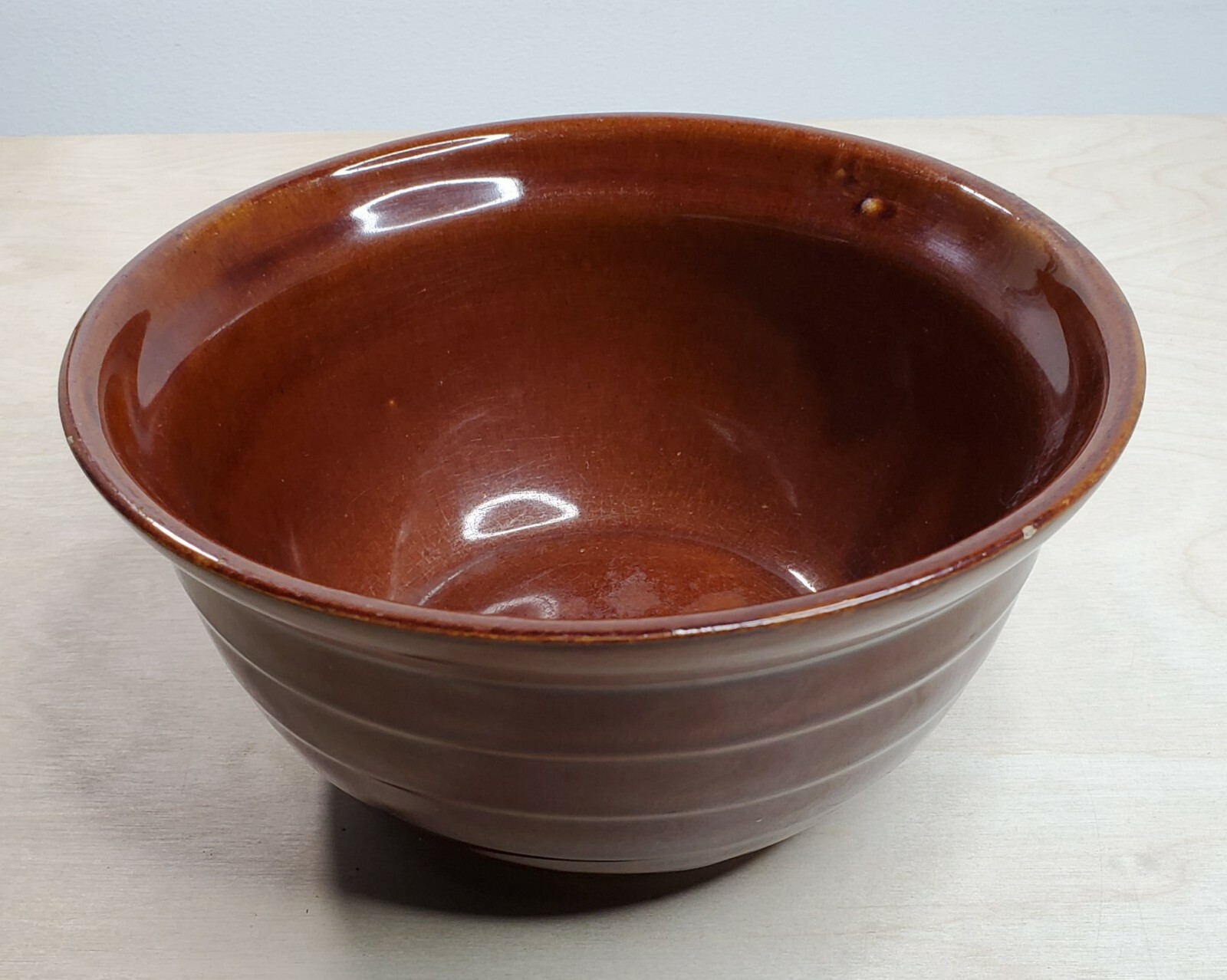 MARCREST Daisy 8" Bowl Oven-proof Stoneware Brown Vintage Kitchen Ware ...