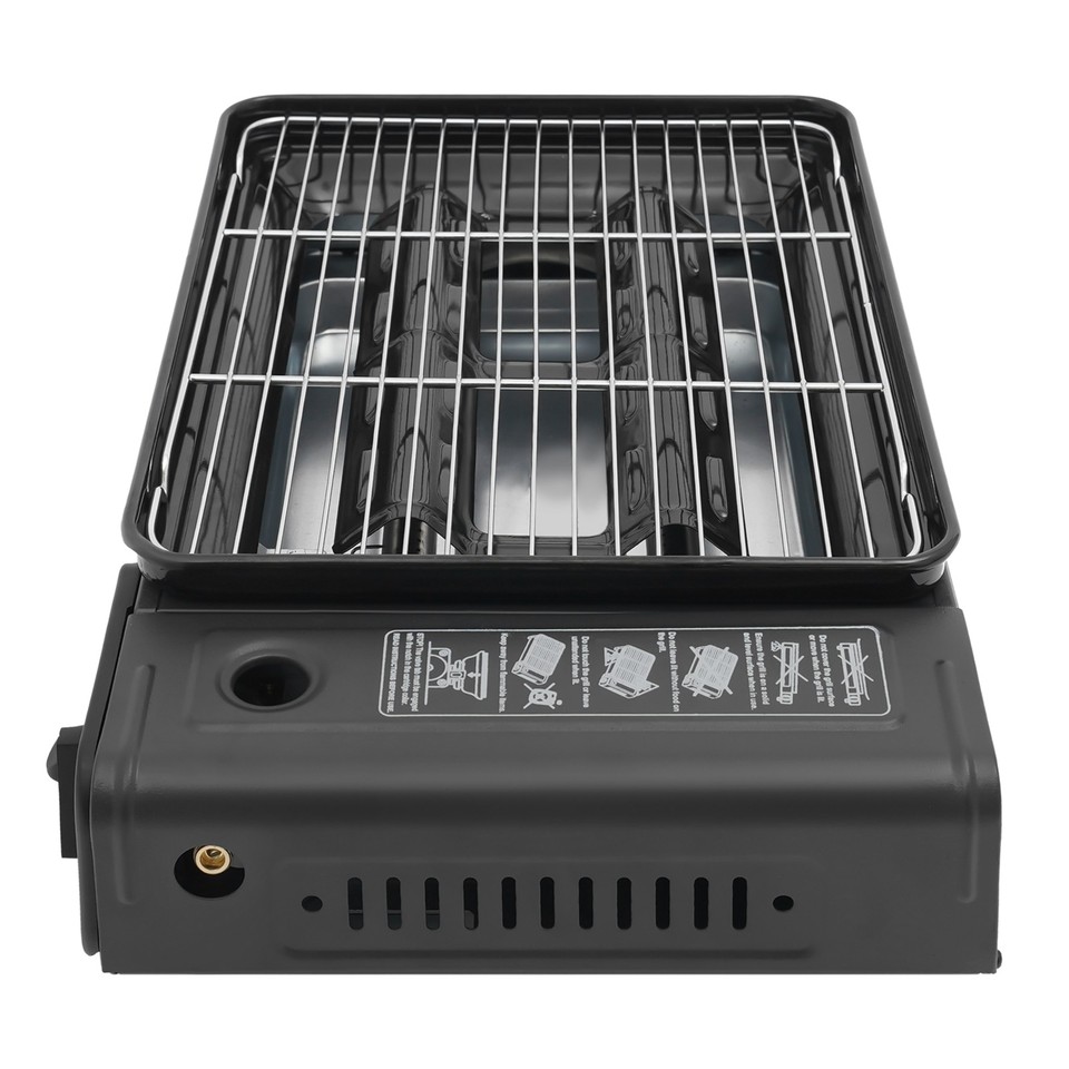 Portable BBQ Grill Butane Gas Stove Camping Barbecue Stove w/ Carrying ...