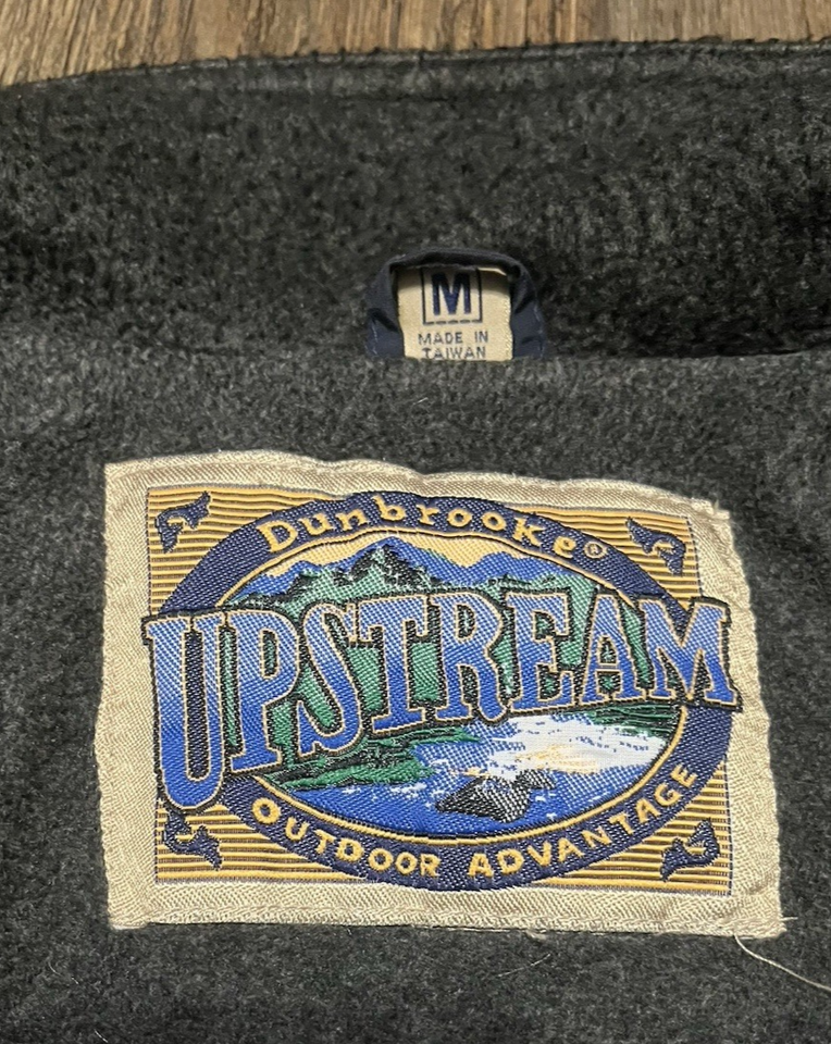 VTG Conrail 1998 Dunbrooke Outdoor Jacket Mens M Blue Full Zip ...