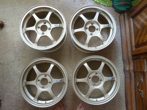 4 Original SSR Type C Forged Wheels 4x100 15x6 +45 15x7 +42 8 Pounds ...