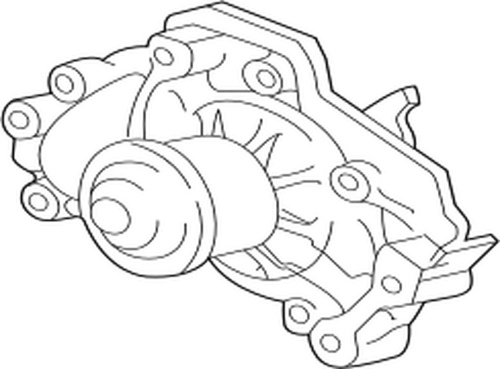 16100-29085 Toyota Pump assy, engine water 1610029085, New Genuine OEM ...